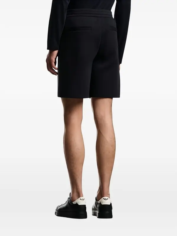 Emporio Armani Cotton Shorts With Elasticated Waistband