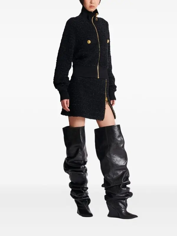 Balmain Zipper Bomber Jacket