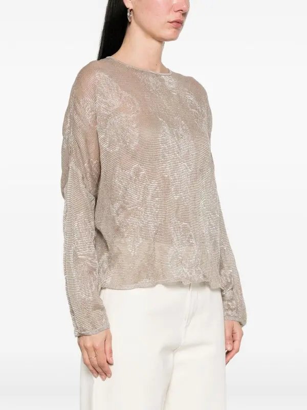 Emporio Armani Embroidered Crewneck Sweater