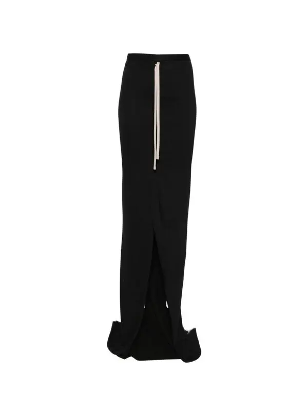 MONCLER + RICK OWENS Cotton Long Skirt