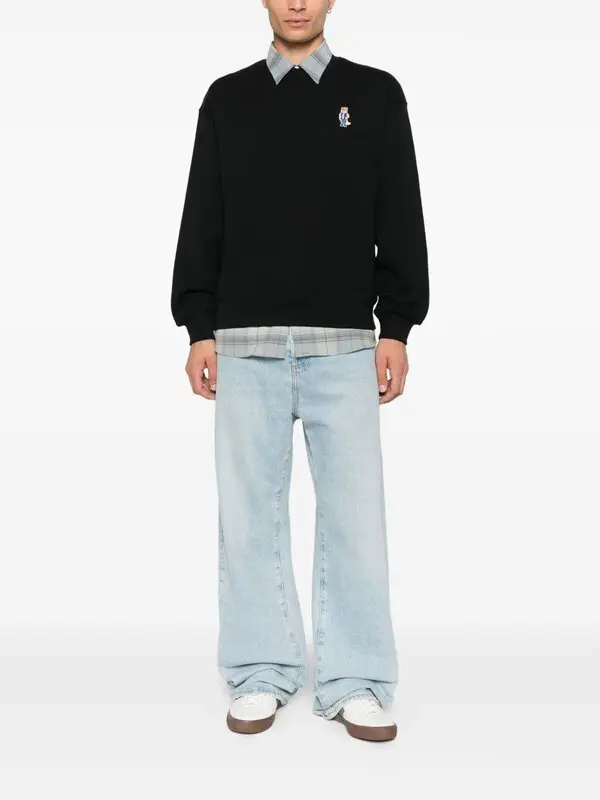 Maison Kitsuné Dressed Fox Cotton Crewneck Sweatshirt
