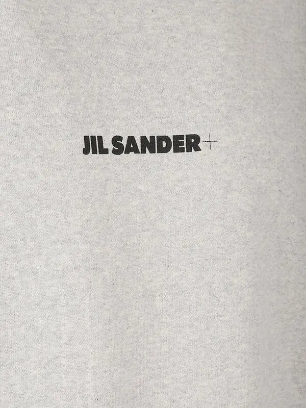 JIL SANDER Crewneck Sweatshirt With Embroidered Logo
