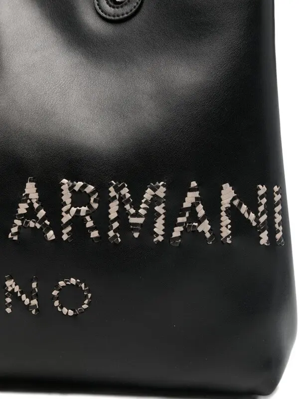 Emporio Armani Myea Medium Shopping Bag - Black