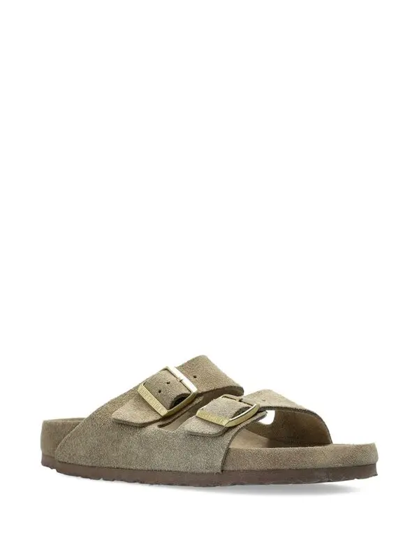BIRKENSTOCK Arizona Double Buckle Sandals - Grey