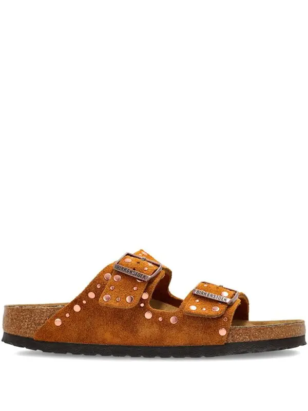 BIRKENSTOCK Arizona Studded Buckled Flat Sandals