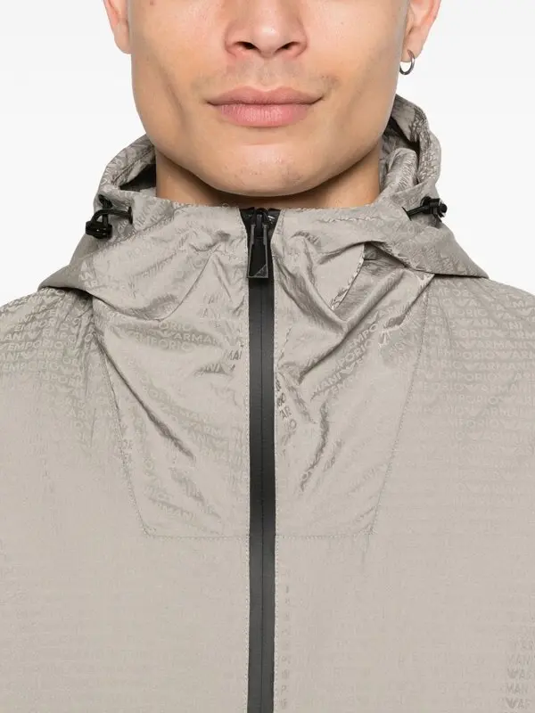 Emporio Armani Textured Nylon Blouson Jacket