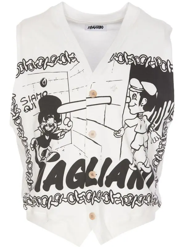 MAGLIANO Vest Mascotte - White