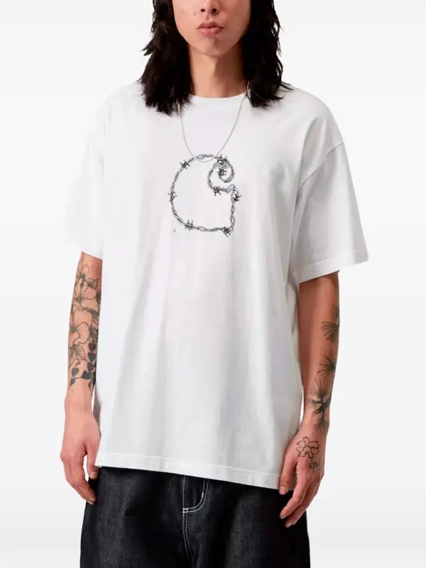 Carhartt Work In Progress Logo Cotton T-shirt