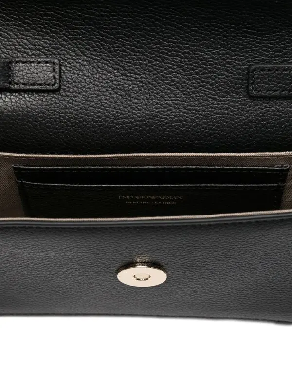 Emporio Armani Leather Mini Bag With Chain Strap