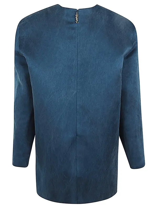 Saint Laurent Satin Silk Dress
