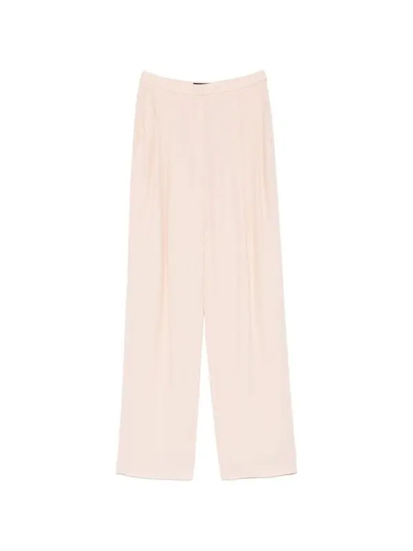 Emporio Armani Wide-leg Pleated Trousers