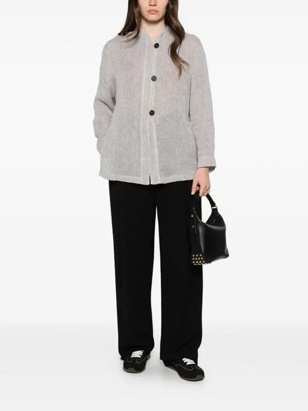 Emporio Armani Linen Buttoned Jacket