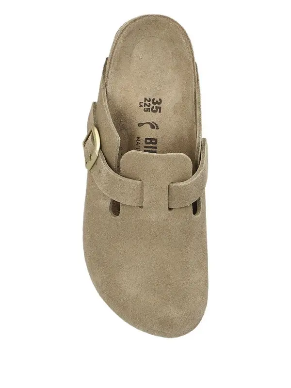 BIRKENSTOCK Boston Clogs With Buckle Detail - Grey