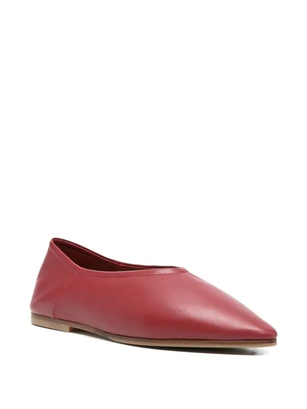 BABÙ MILANO Leather Ballet Flats