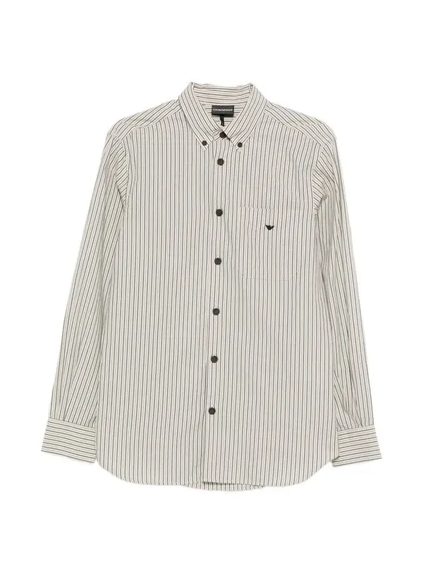Emporio Armani Striped Cotton Shirt