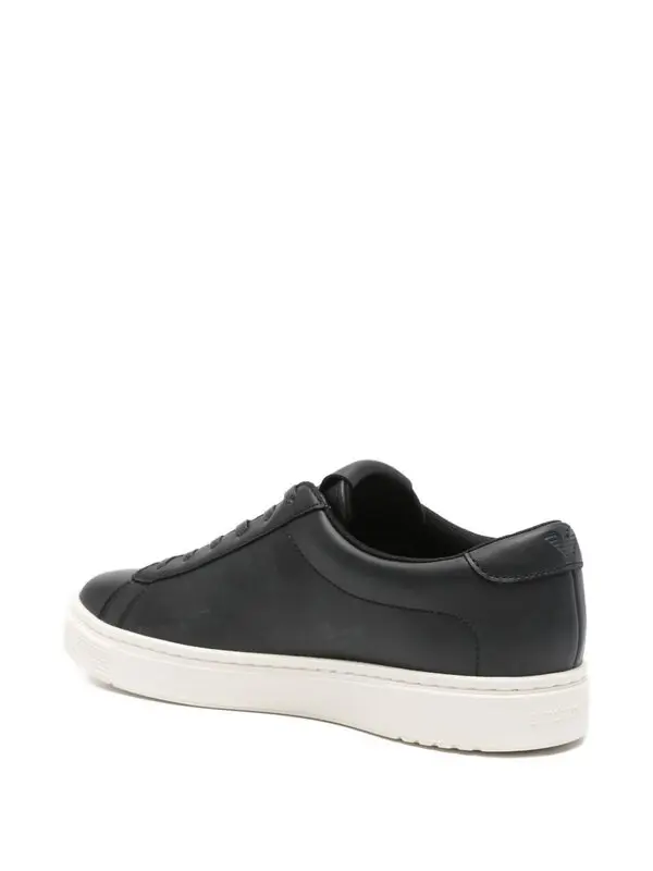 Emporio Armani Leather Lace-up Sneakers