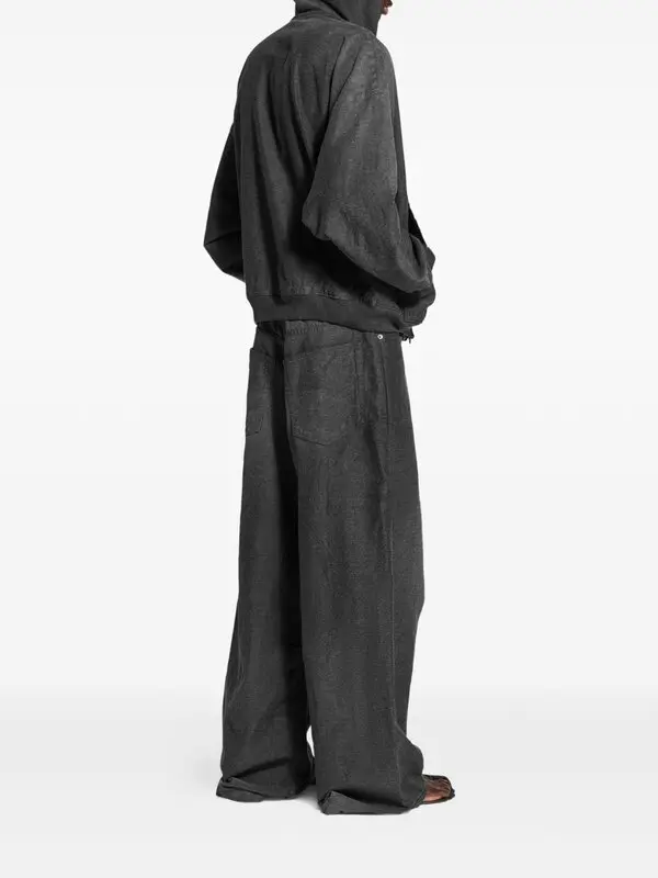 Balenciaga Trompe L'oeil Full-zip Hoodie