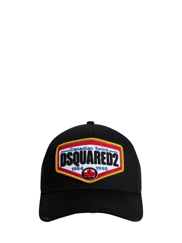 Dsquared2 Baseball Cap With Embroidered Logo - Black