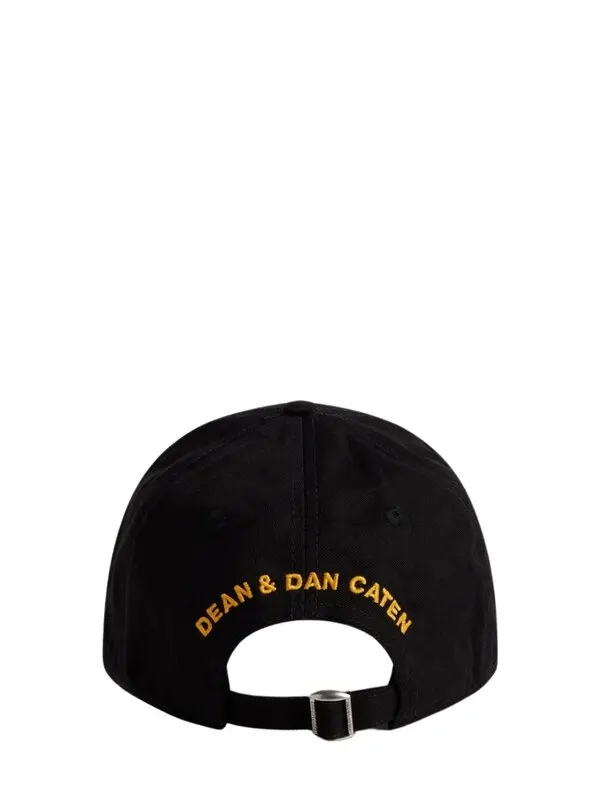 Dsquared2 Baseball Cap With Embroidered Logo - Black
