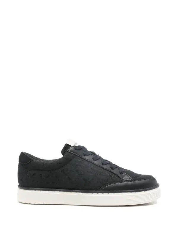 Emporio Armani Canvas Lace-up Sneakers