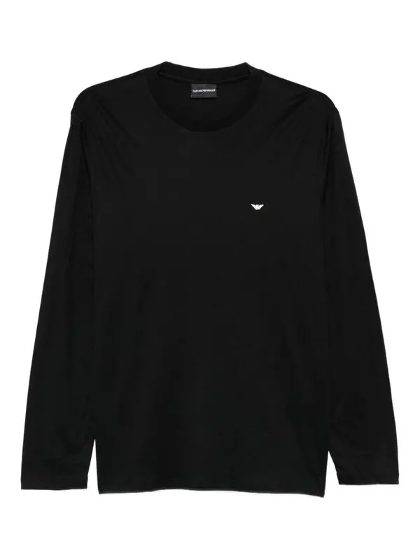 Emporio Armani Cotton Blend T-shirt - Black
