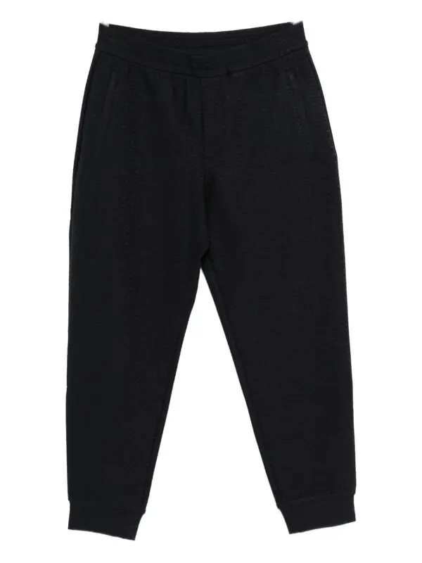 Emporio Armani Cotton Blend Sweatpants - Blue