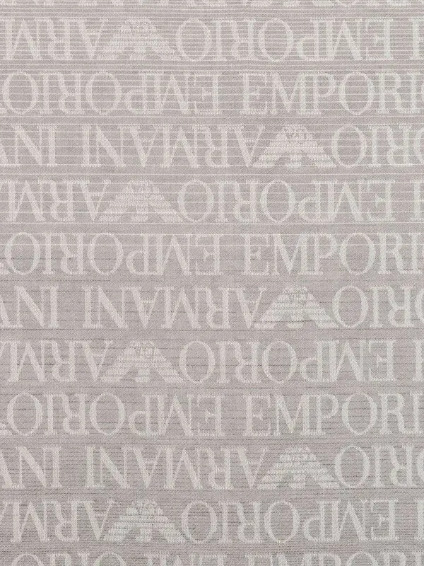 Emporio Armani Allover Logo Stole