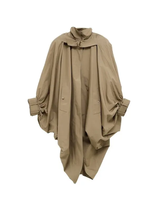 Chloé Cotton Cape Coat