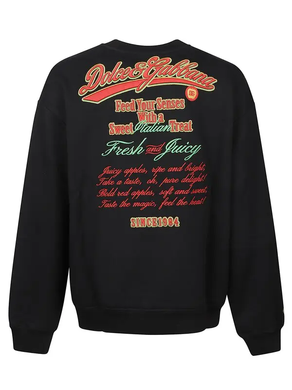 Dolce & Gabbana Sweatshirt With Graphic Print And Logo