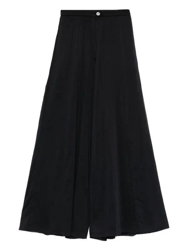 FORTE_FORTE Voile Cotton And Silk Wide-leg Trousers