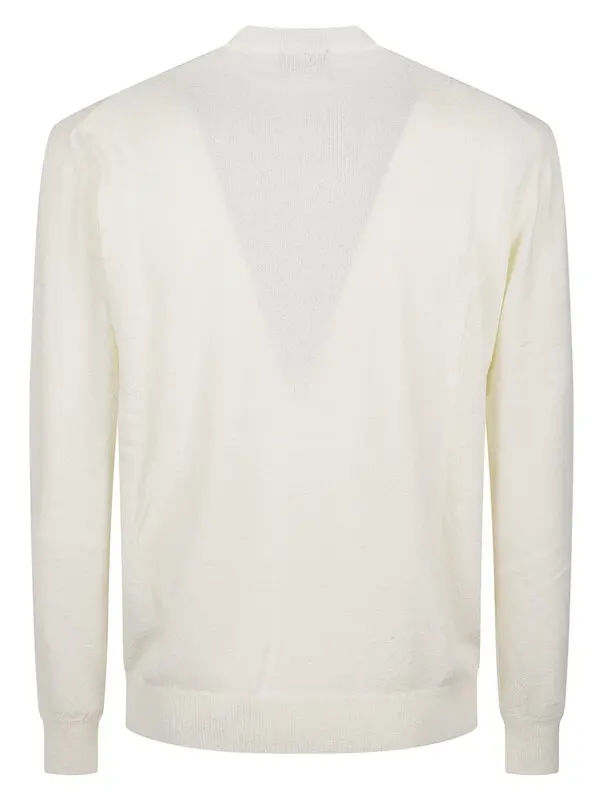 DRUMOHR Crew Neck Sweater With Ribbed Trims