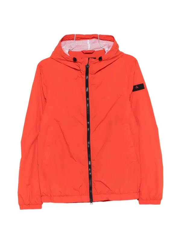 Peuterey Nigle Blouson Jacket With Logo Patch - Red
