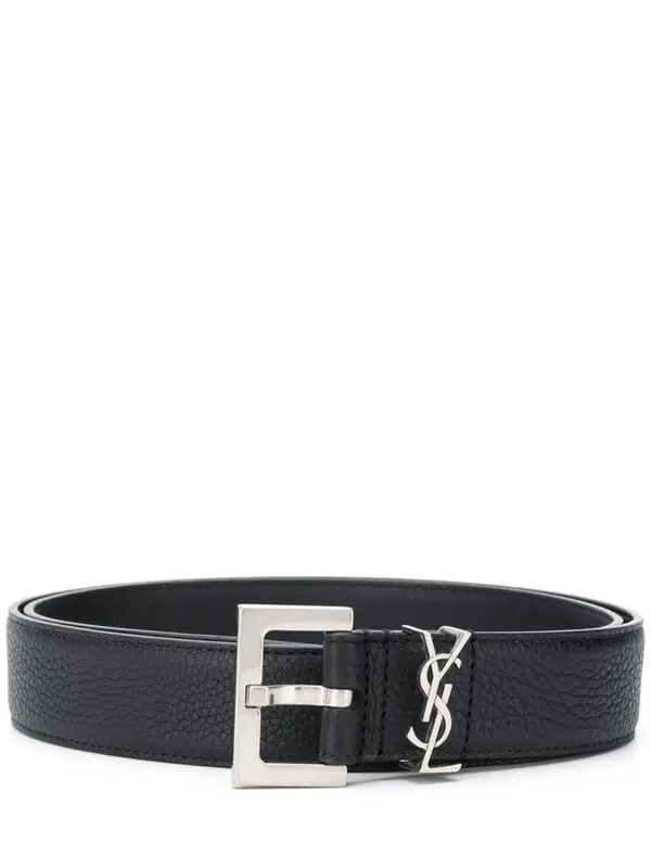 Saint Laurent Cassandre Belt - Black