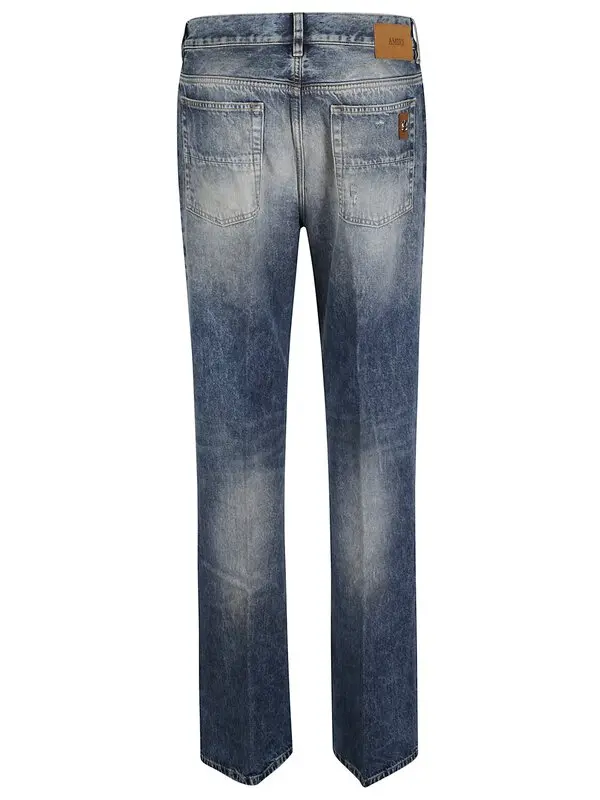 Amiri Distressed Bootcut Jeans