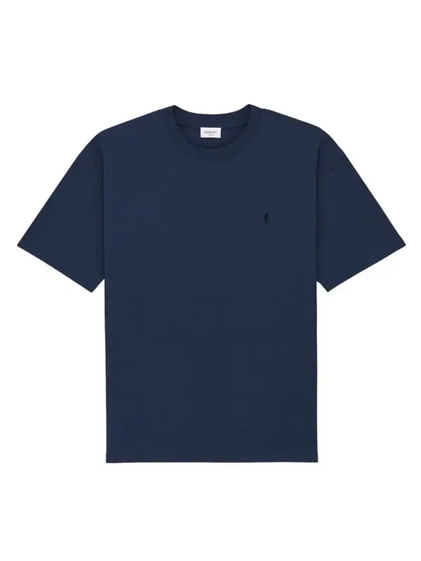 Saint Laurent Oversized Cassandre T-shirt In Piqu