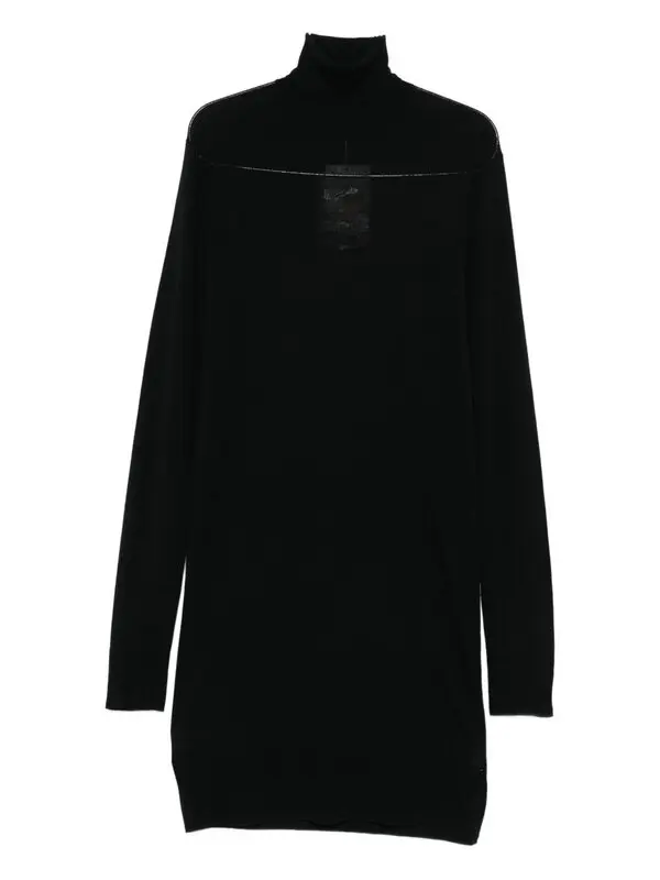 TOTEME Wool Turtle-neck Midi Dress