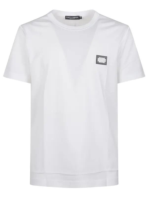 Dolce & Gabbana Logo Cotton T-shirt - White