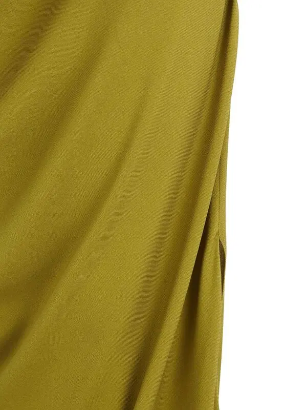 CORTANA Delore Silk Long Dress - Green