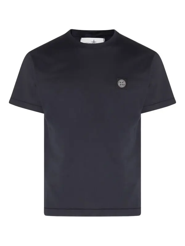 Stone Island Logo Cotton T-shirt