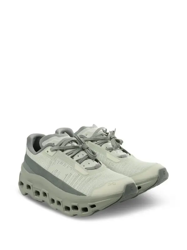 On Cloudmonster Void Sneakers With Perforated Design - Grey