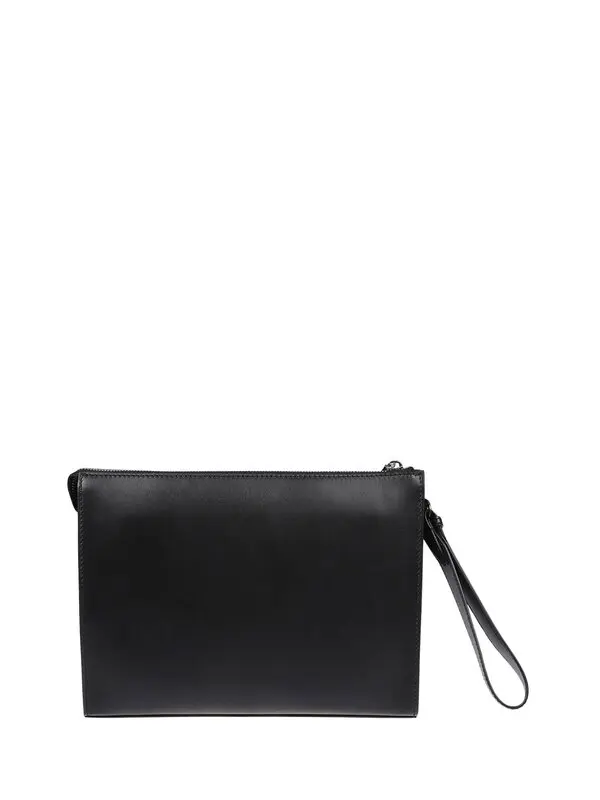 Fendi Clutch With Ff Applique
