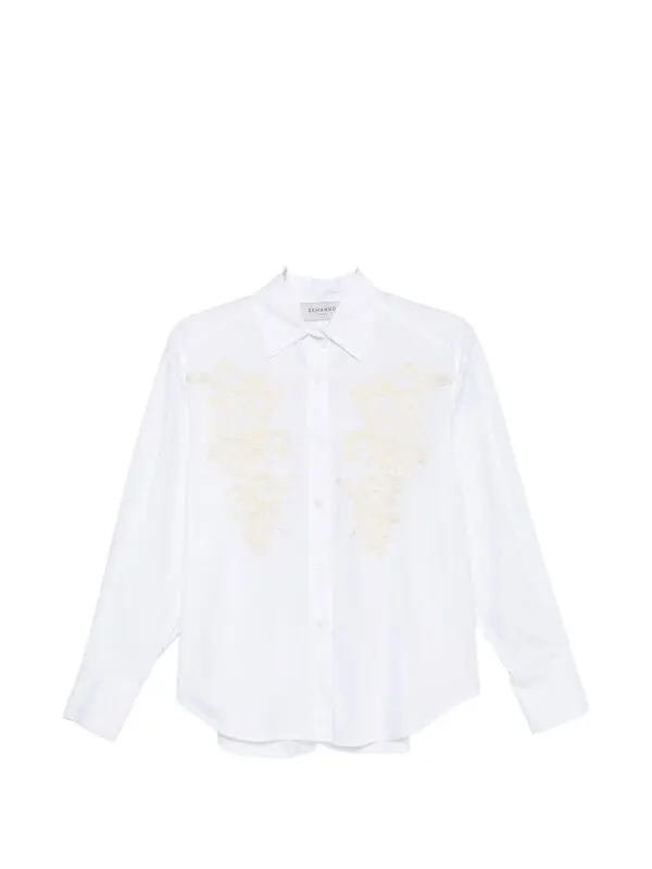 Ermanno Scervino Embroidered Cotton Shirt