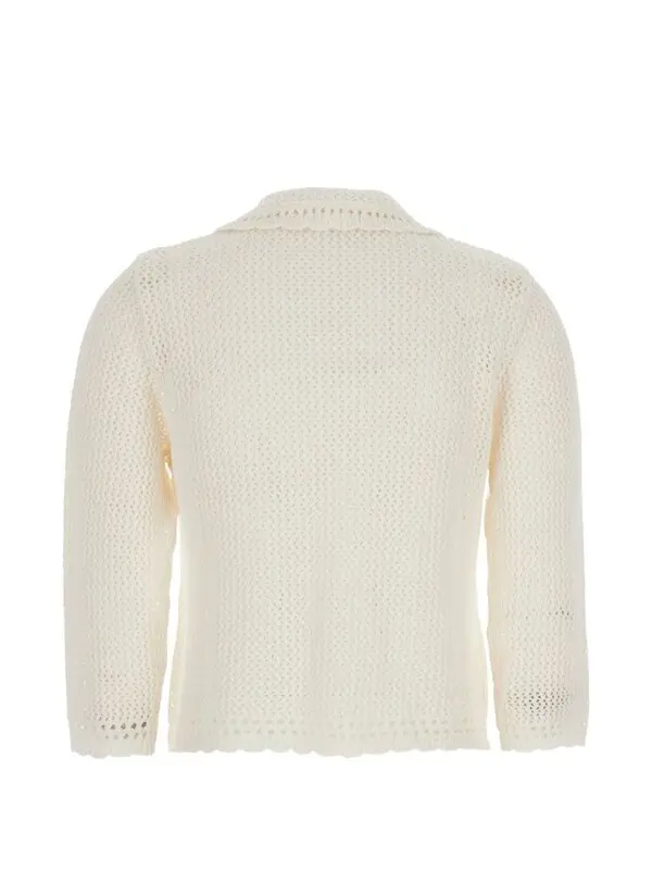 DUNST Linen And Cotton Blend Cardigan