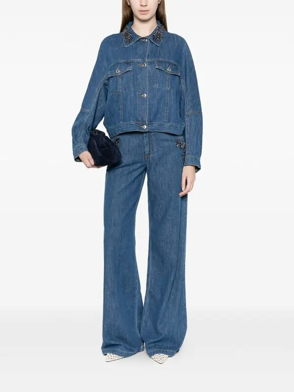 Ermanno Scervino Embellished Denim Jacket