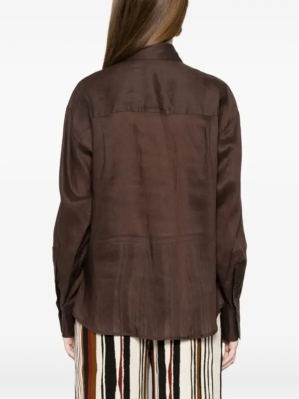 Ermanno Scervino Embellished Line Blend Shirt