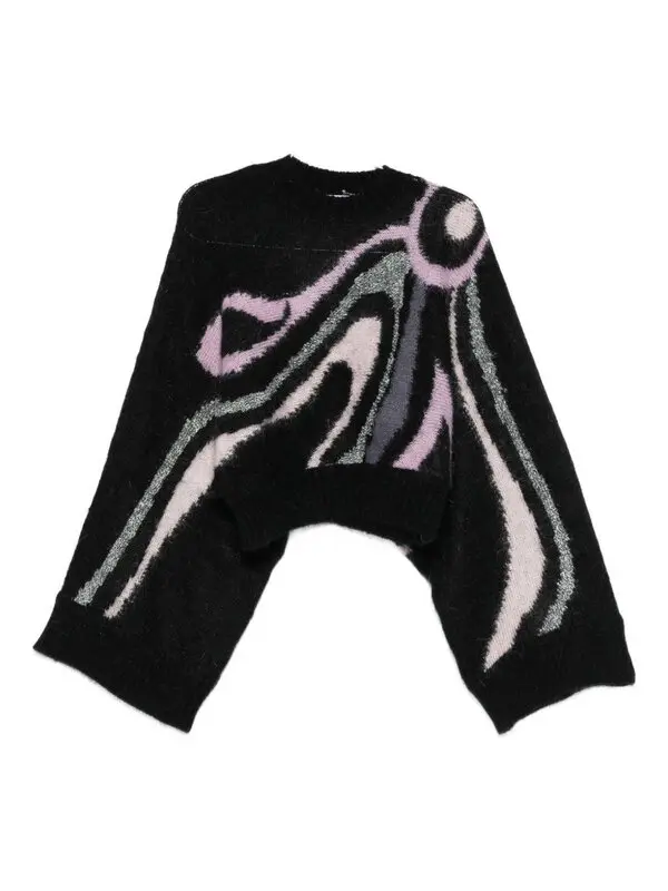 Emilio Pucci Wool Printed Pullover Sweater