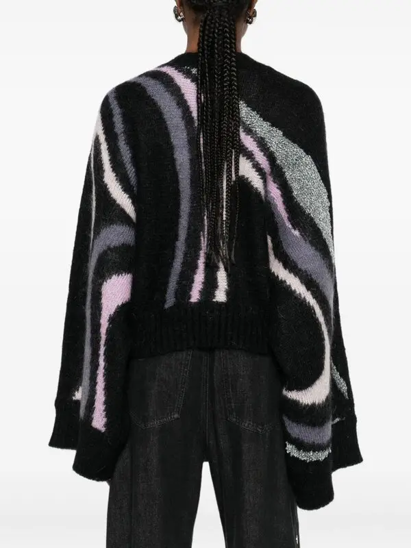 Emilio Pucci Wool Printed Pullover Sweater
