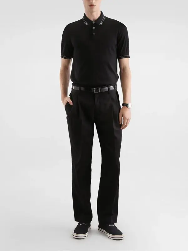 Dolce & Gabbana Silk Polo Shirt