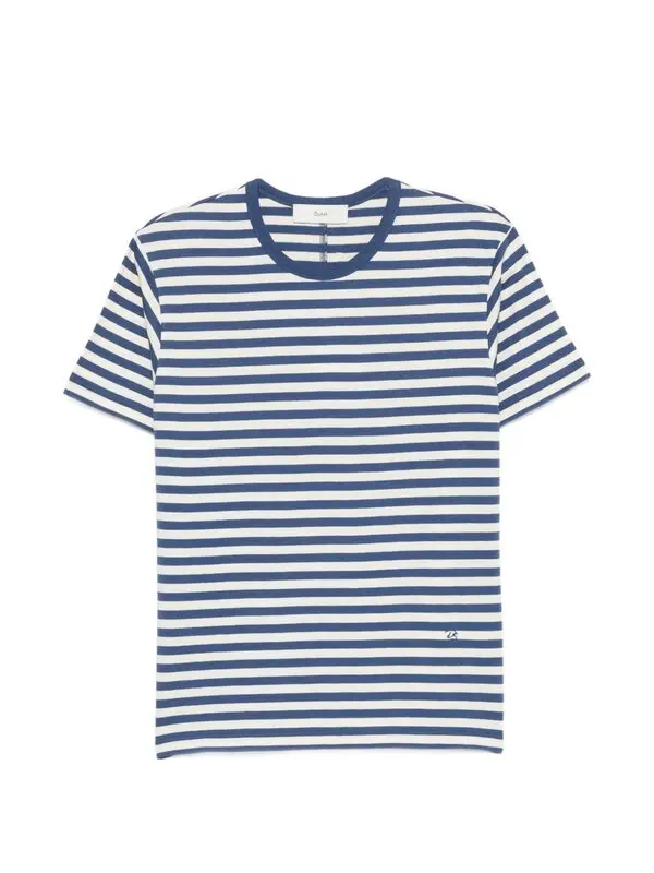 DUNST Striped Cotton T-shirt