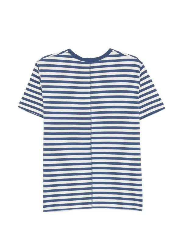 DUNST Striped Cotton T-shirt